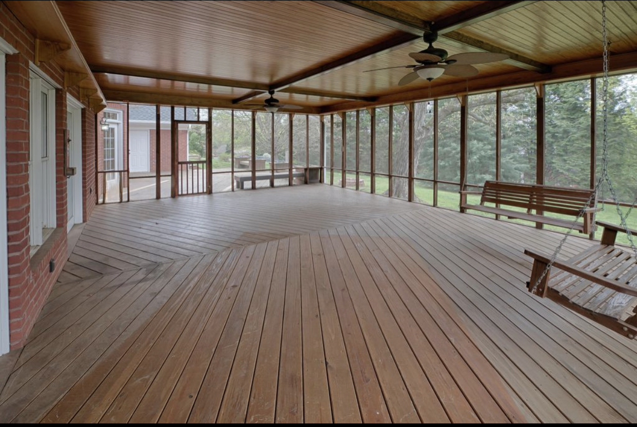 Screened In Porch Idea | Haint Blue Paint & All The Tricks!